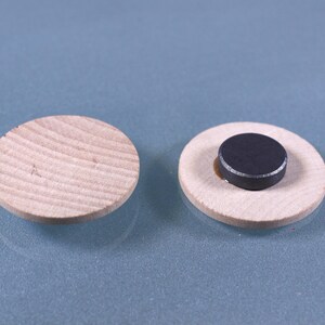 Wood Magnet Sets for Dot Mandala DIY Project - Unpainted Wood Circle ...