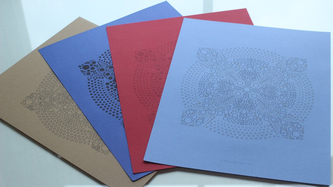 Dotting Pattern 2 Radiant Mandala Dotting Pattern PDF | Etsy