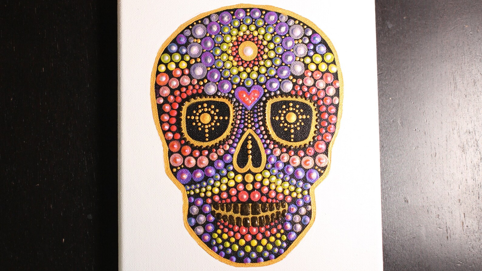 Rainbow Skull Pattern Plus Step by Step Youtube Tutorial - Etsy