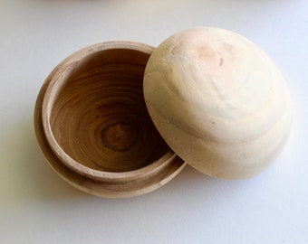 Round Wood Box | Etsy