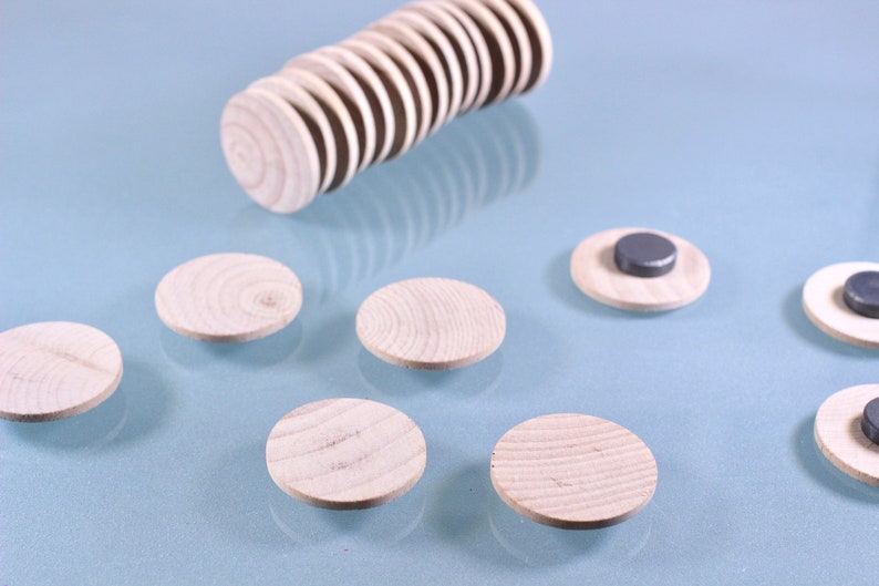 Wood Magnet Sets for Dot Mandala DIY Project Unpainted Wood - Etsy