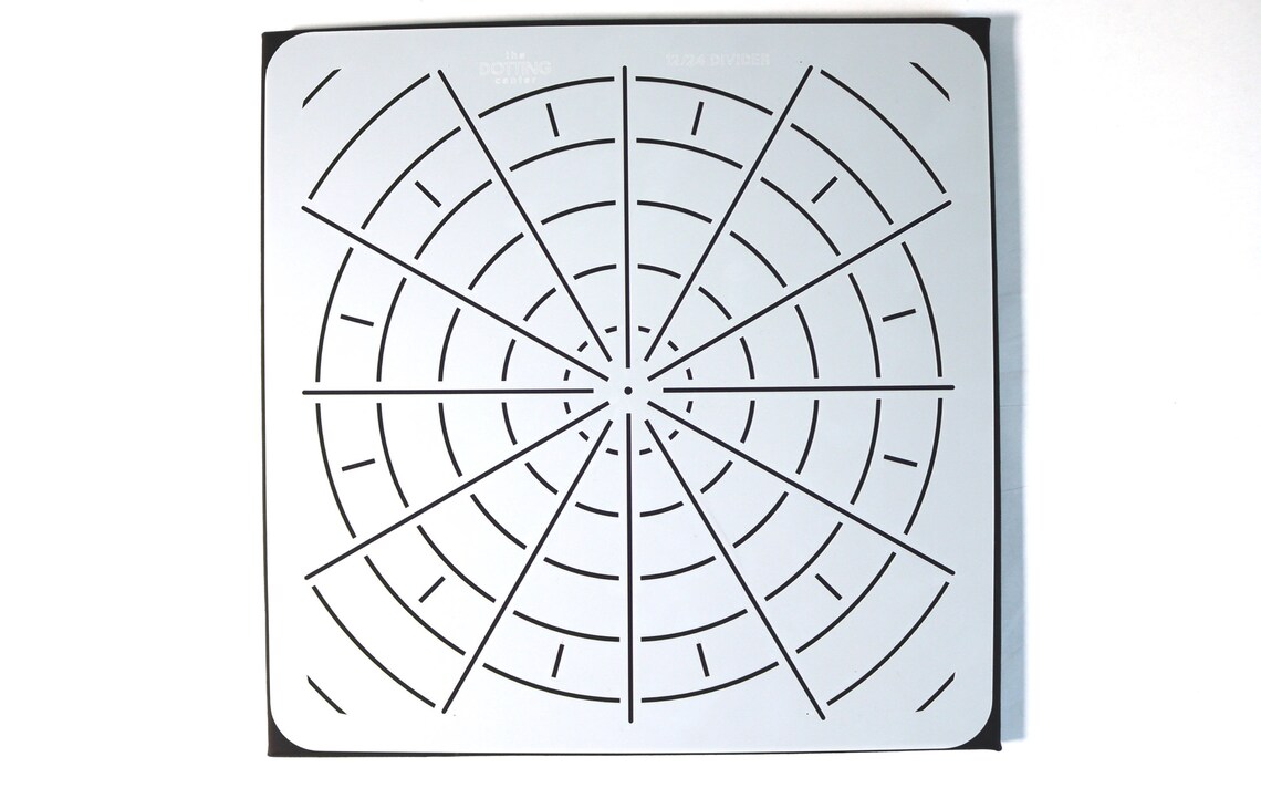 12 Divider Stencils 10 24 and 32 Segment Dividers - Etsy