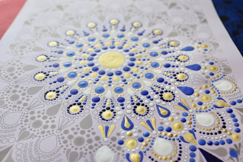 PDF Digital Download Torus Dot Mandala Dotting Pattern | Etsy Australia