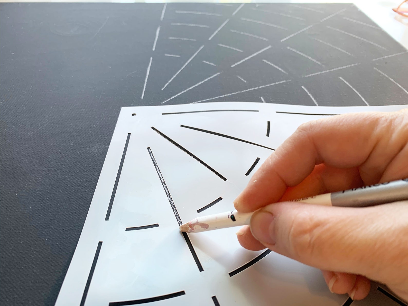 12” Mandala Grid Stencil for Large Canvases (up to 24”) - Etsy