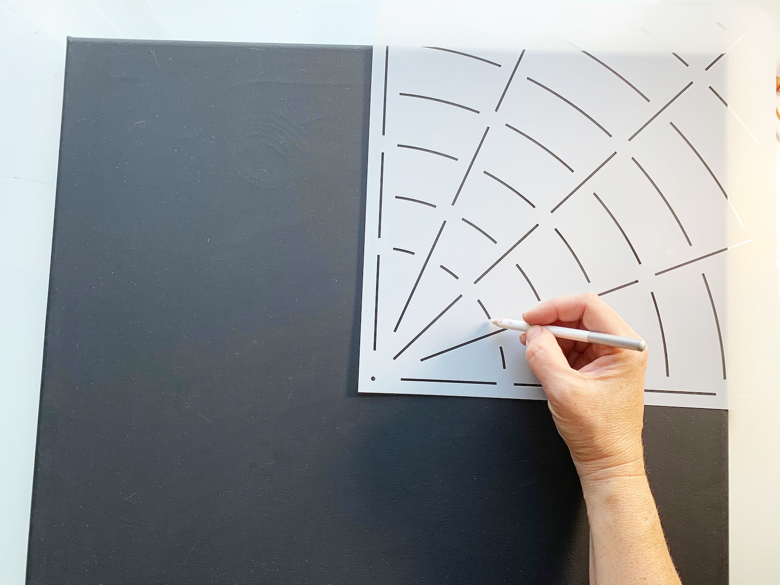 12” Mandala Grid Stencil for Large Canvases (up to 24”) - Etsy