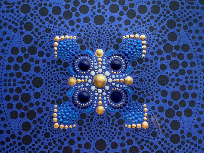 Dotting Pattern 2 Radiant Mandala Dotting Pattern PDF | Etsy