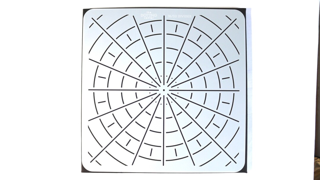 12" Divider Stencils - 10, 24, and 32 Segment Dividers - Etsy