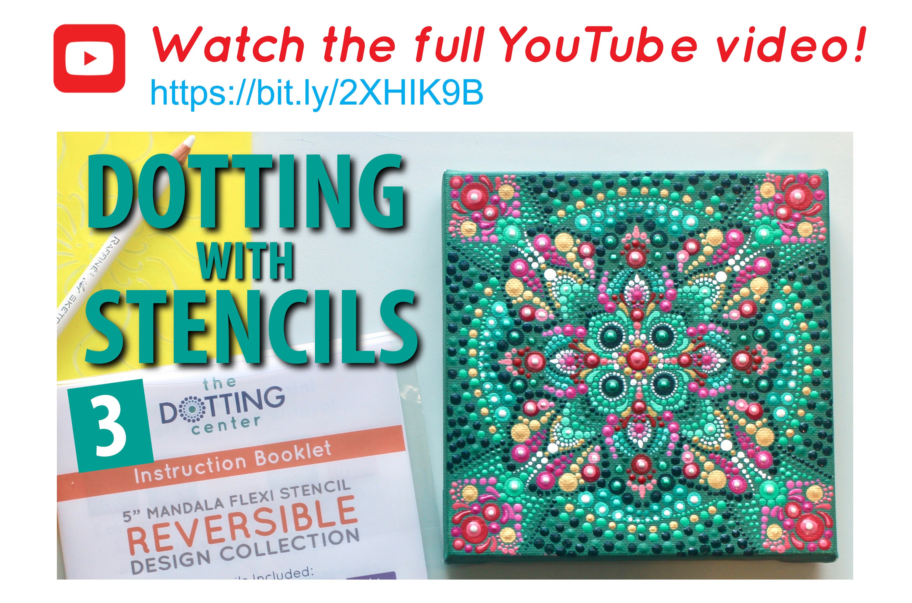 Dotting Pattern 2 Radiant Mandala Dotting Pattern PDF | Etsy