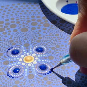 Dotting Pattern 2 Radiant Mandala Dotting Pattern PDF Digital Download ...