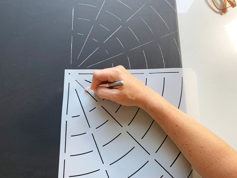 12” Mandala Grid Stencil for Large Canvases (up to 24”) - Etsy