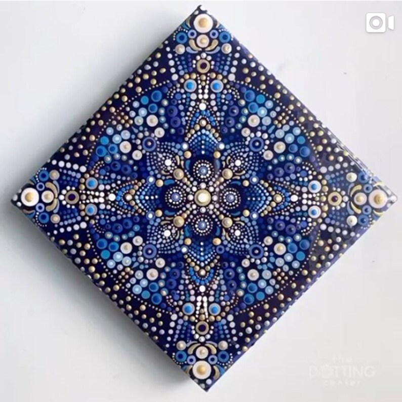 Dotting Pattern 2 Radiant Mandala Dotting Pattern PDF | Etsy