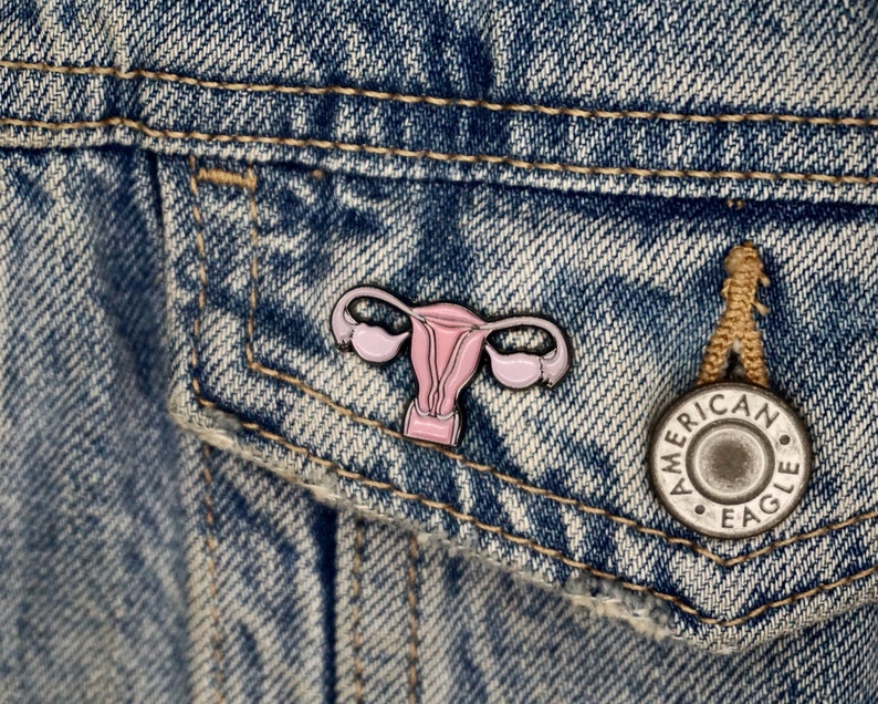 Uterus Pin Enamel Pin Anatomy Medical - Etsy