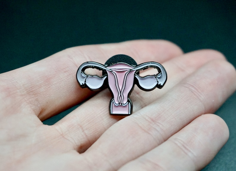 Uterus Pin Enamel Pin Anatomy Medical - Etsy