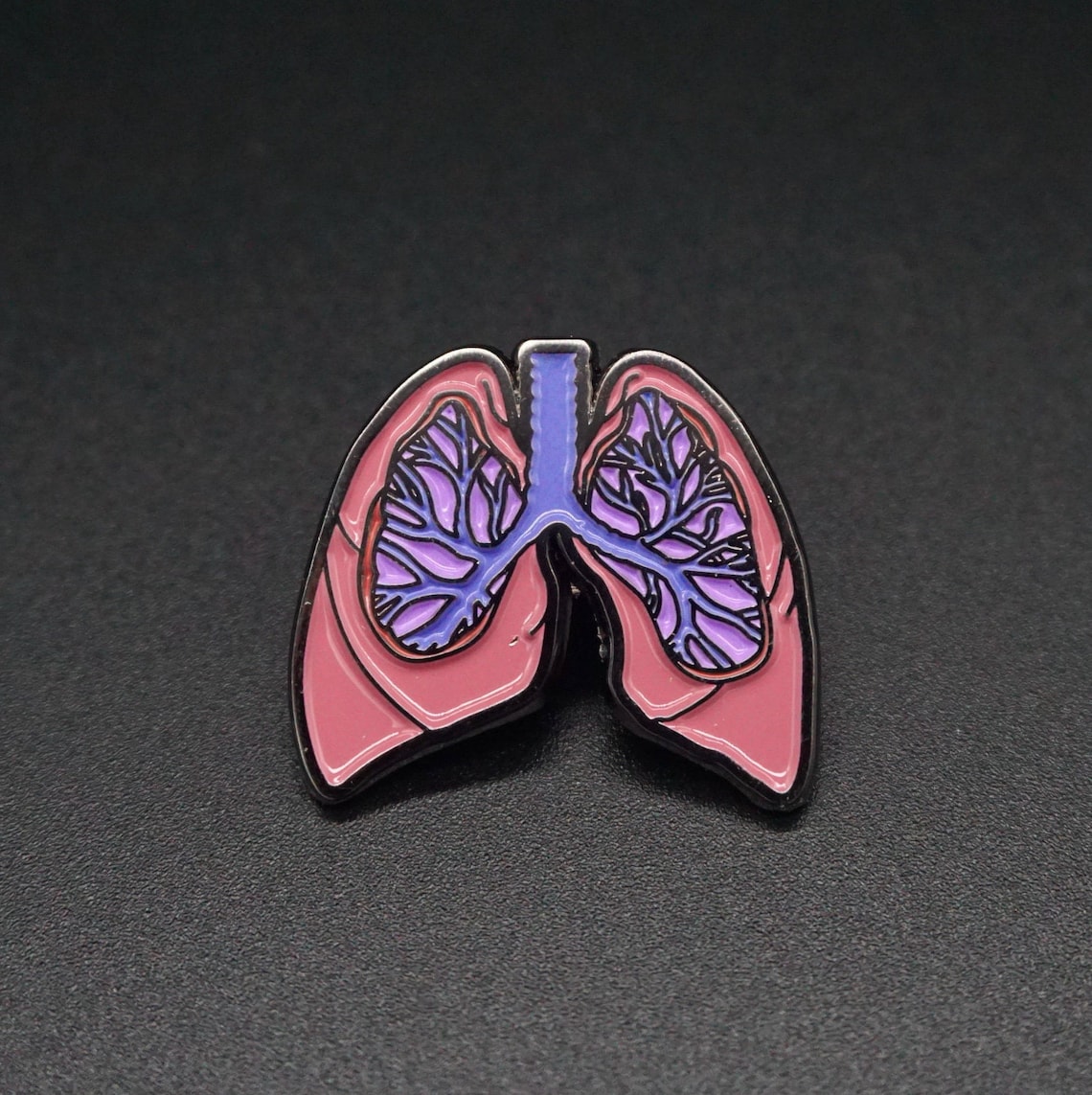 Lung Pin Enamel Pin Anatomy Medical - Etsy