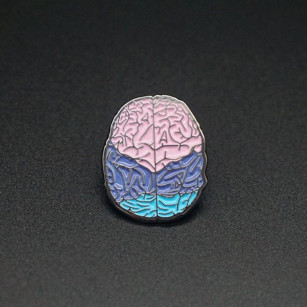 Brain Pin - Etsy