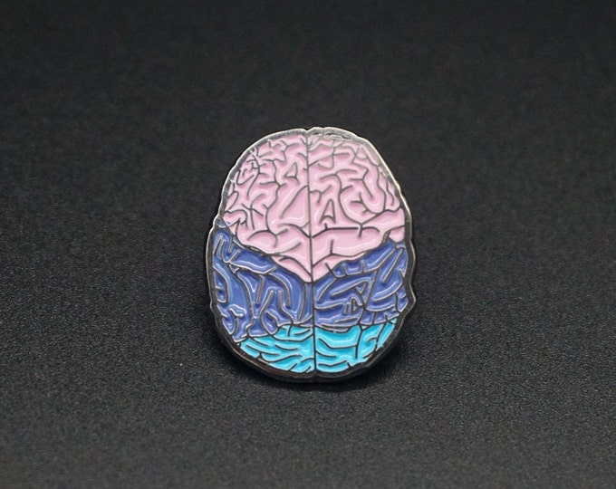 Brain Pin - Enamel Pin - Anatomy - Medical - Etsy