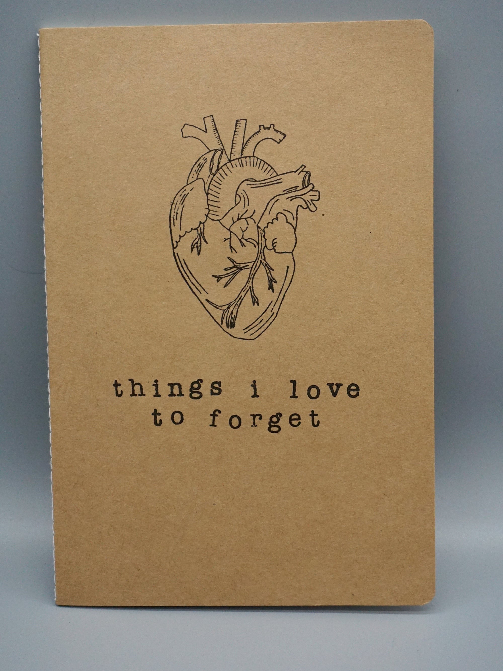 Heart Notebook Notes Lists Anatomy | Etsy