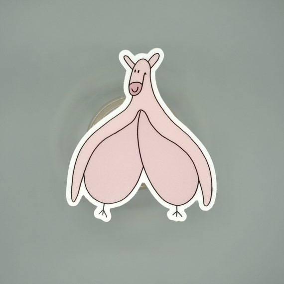 Clitoris Dinosaur Sticker Clitosaurus Anatomy Sticker Etsy