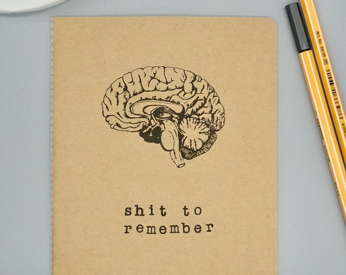 Brain Notebook Notes Lists Anatomy - Etsy