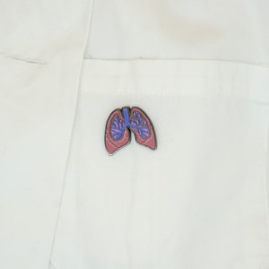 Lung Pin - Enamel Pin - Anatomy - Medical - Etsy