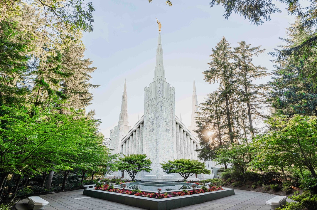 Photo Set of Portland Oregon Temple Digital Download - Etsy