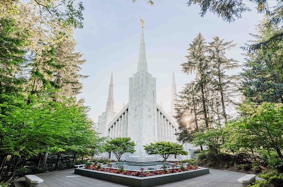 Photo Set of Portland Oregon Temple Digital Download - Etsy