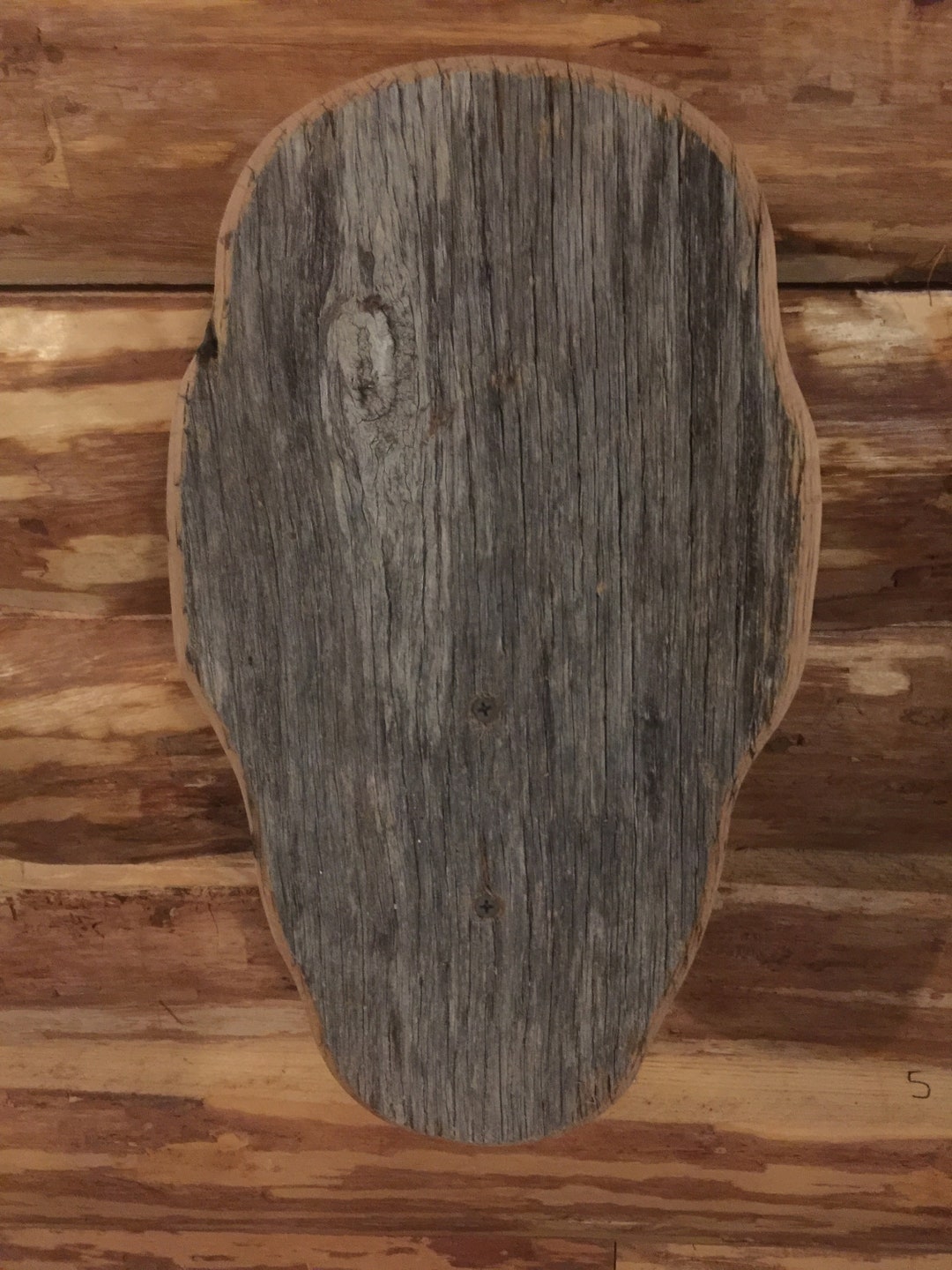 Barn Wood European Mount Plaque - Etsy