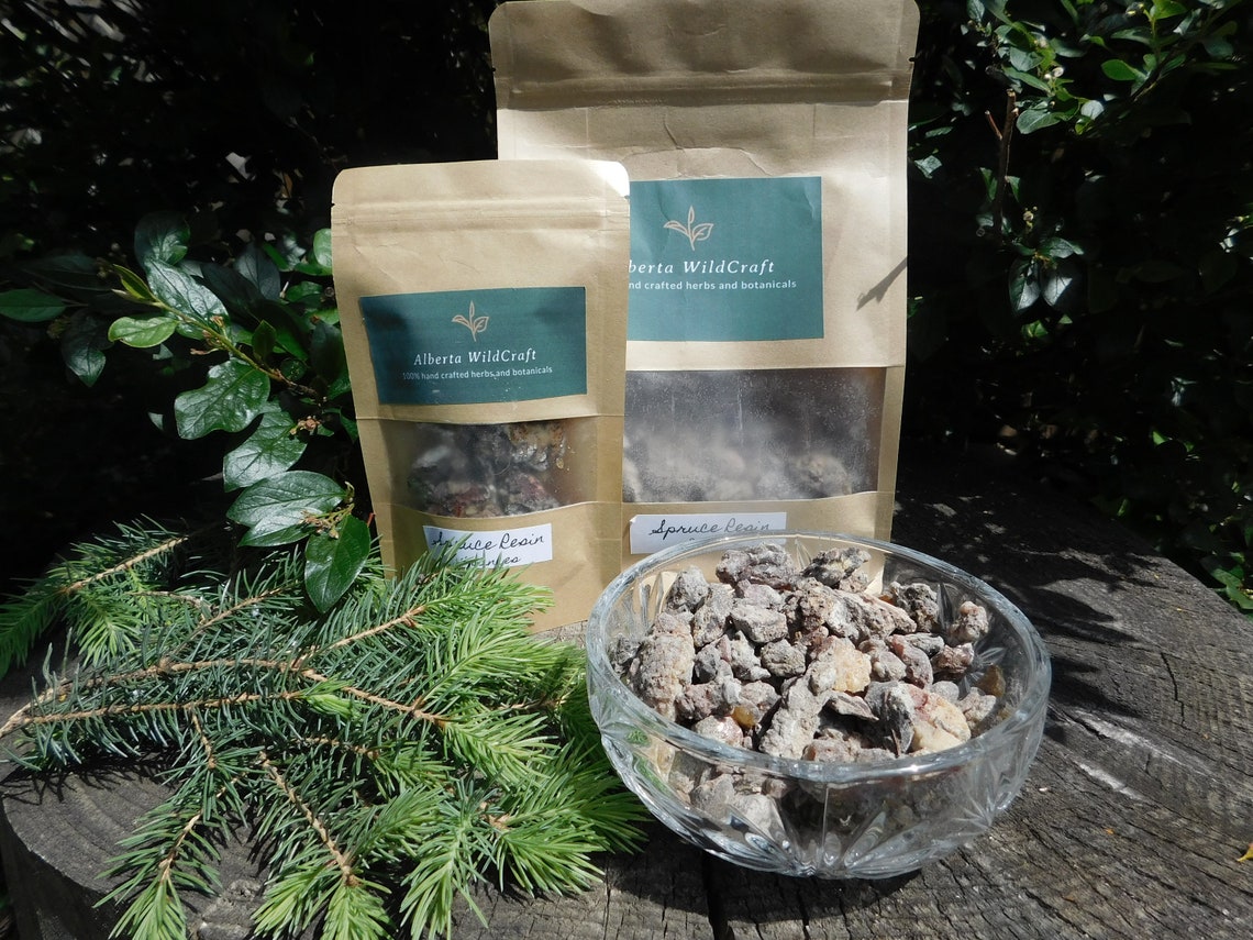 RAW Canadian Spruce Resin spruce gum spruce pitch diy | Etsy