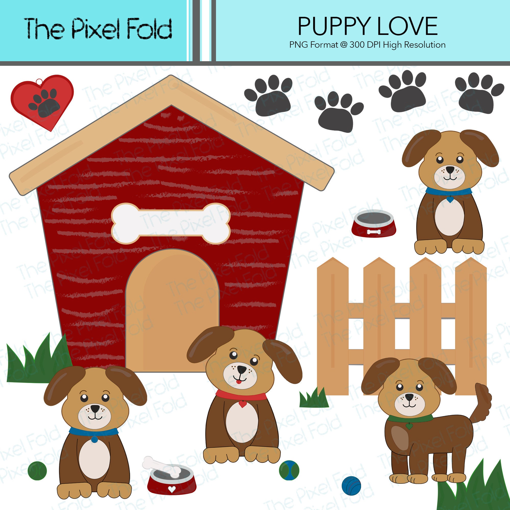 Puppy Love Clip Art
