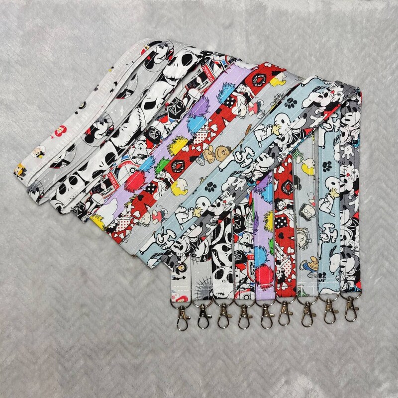 Cartoon Keychain Lanyard - Etsy