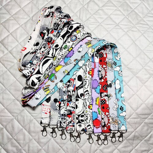 Fun Cartoon Character Neck Lanyards - Etsy