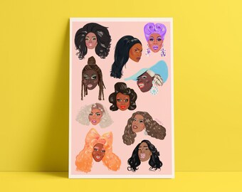 Drag Queens Poster - Etsy