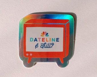 Dateline Sticker - Etsy