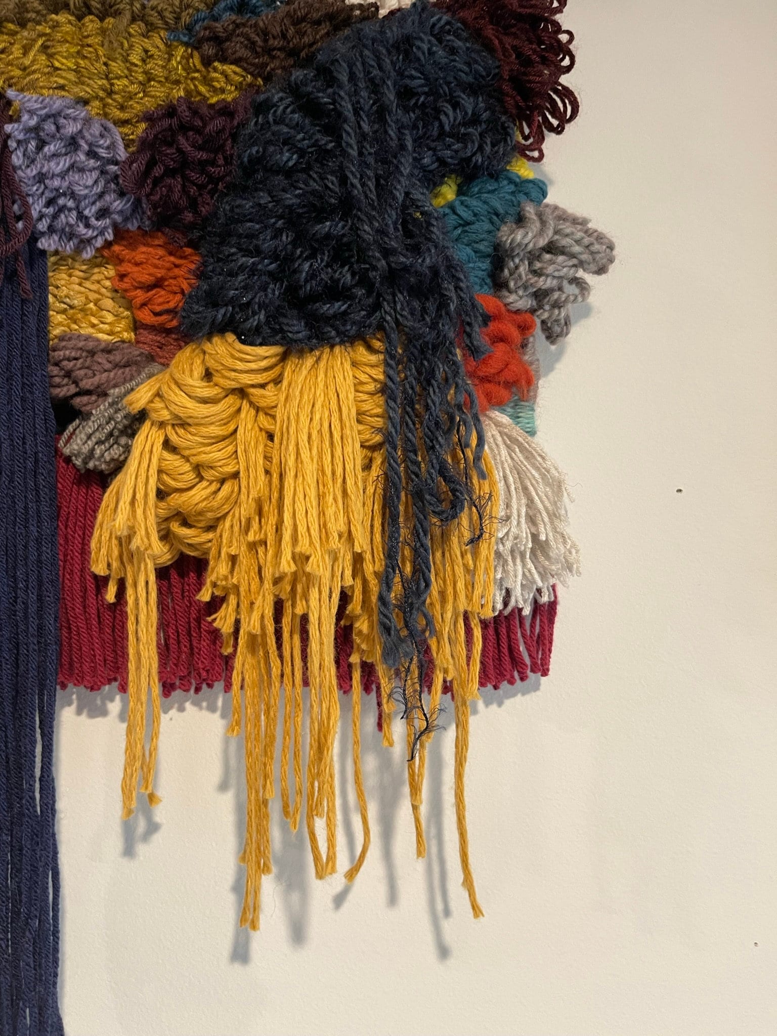 Textured Multi Colored Woven Wall Hanging Decor - Etsy