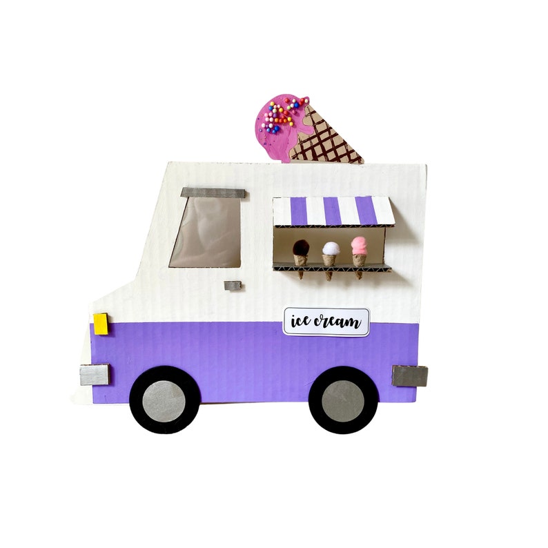 Ice Cream Truck Craft Kit - Etsy