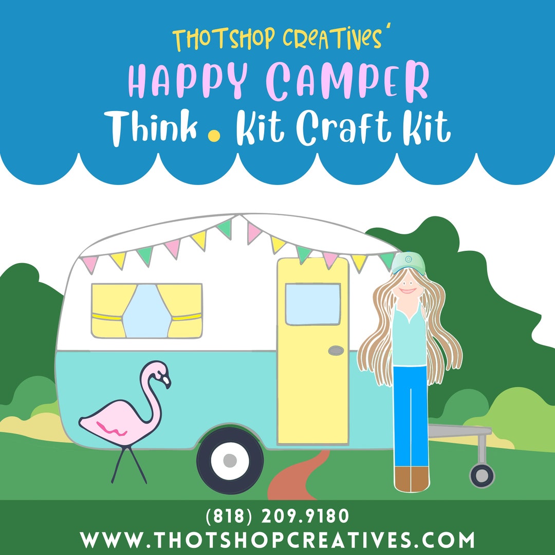 Happy Camper Craft Kit - Etsy