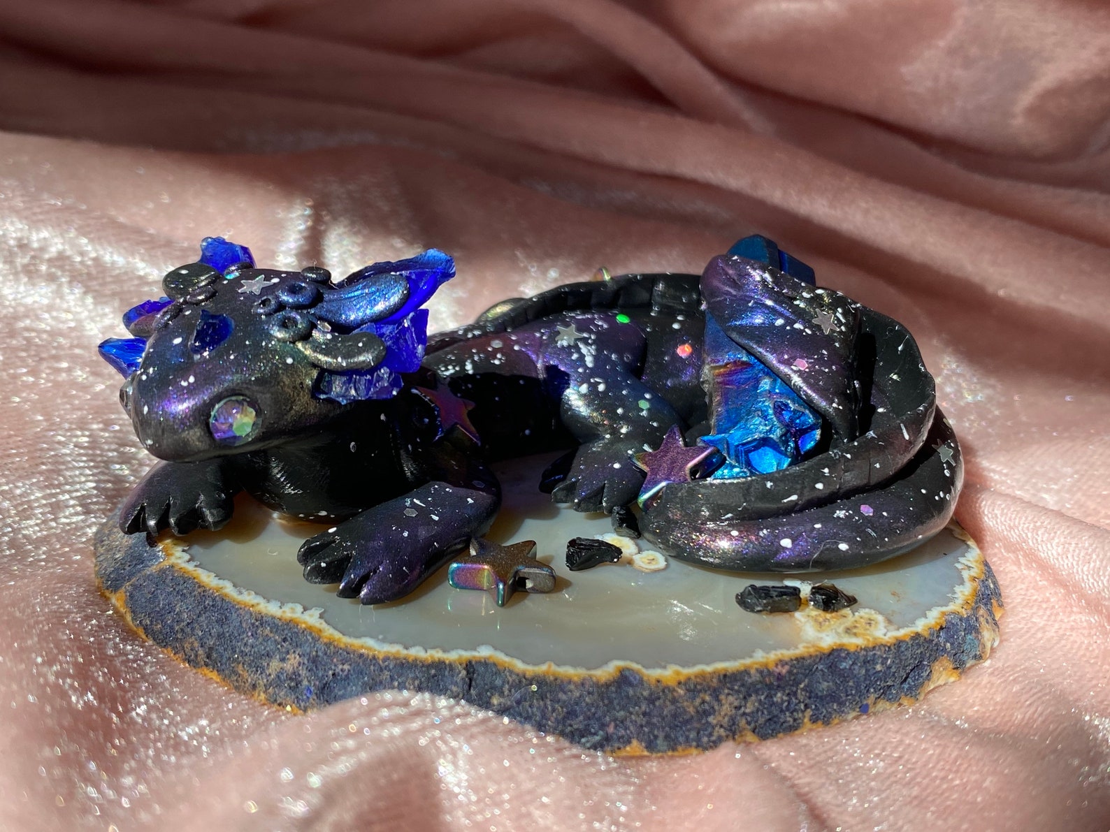 Polymer Clay Crystal Guardian Axolotl - Etsy