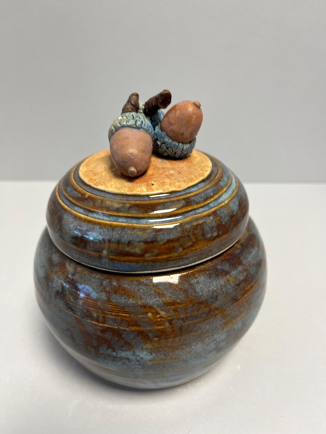 Sculptural Acorn Jar - Etsy