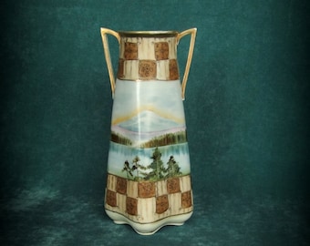Square Bottom Round Top Vase - Etsy