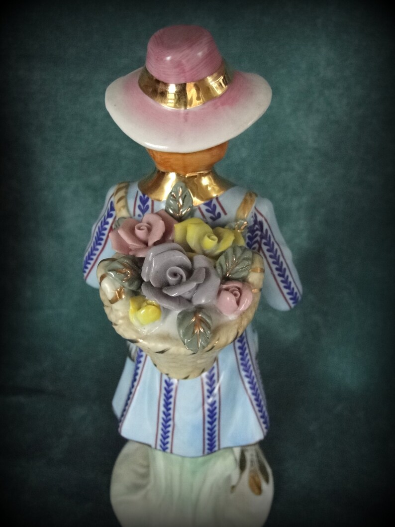 Limoges Figurine Couple Gathering Flowers in Period Costumes - Etsy
