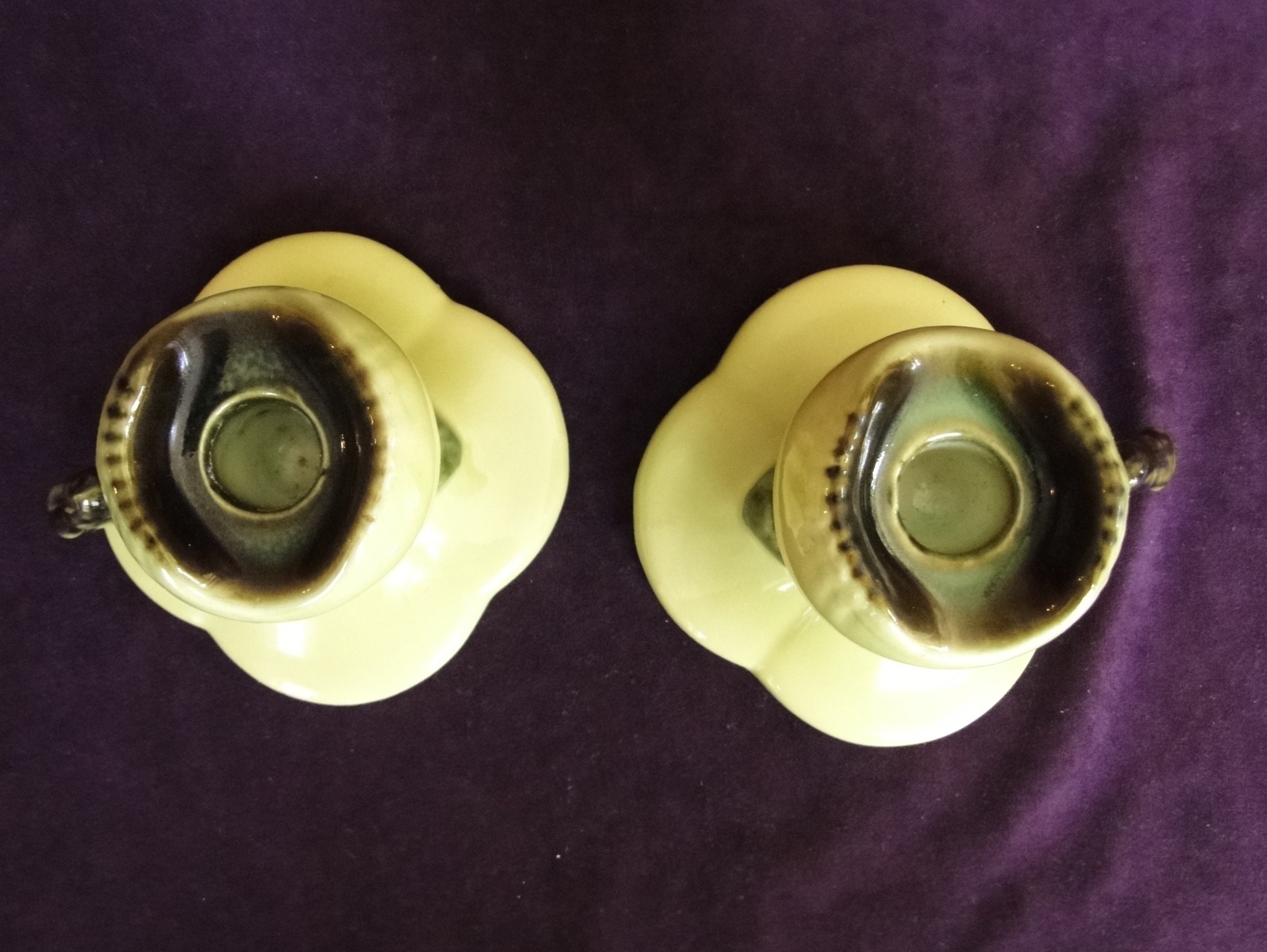 Vintage Hull Woodland Candlesticks - Exquisite Pair of 3.5" Hull ...