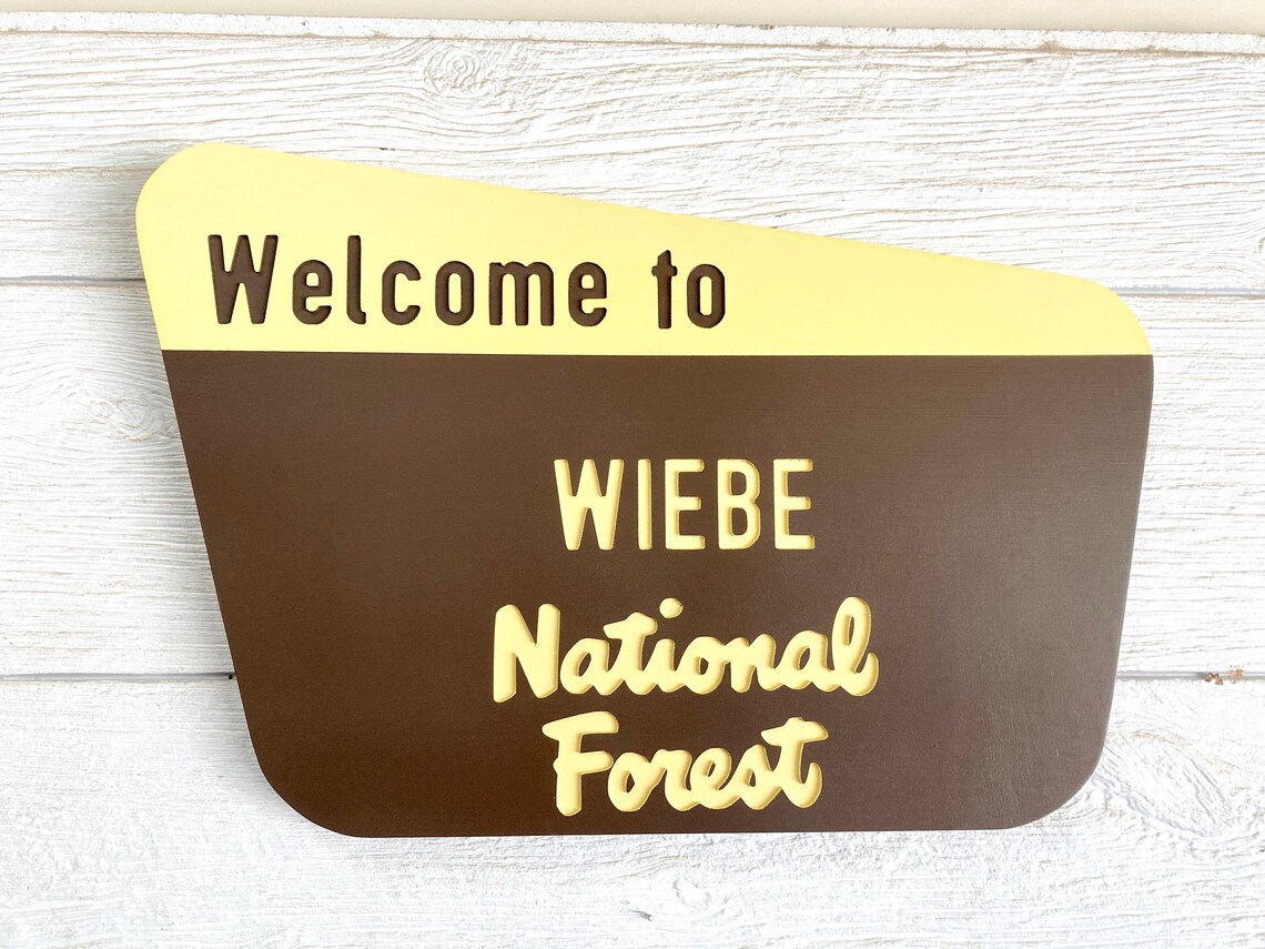 Custom National Forest Sign Campground Routed Personalized | Etsy
