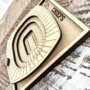 Laser Cut Football Stadium 3D Model: Kansas City Chiefs Replica - Etsy