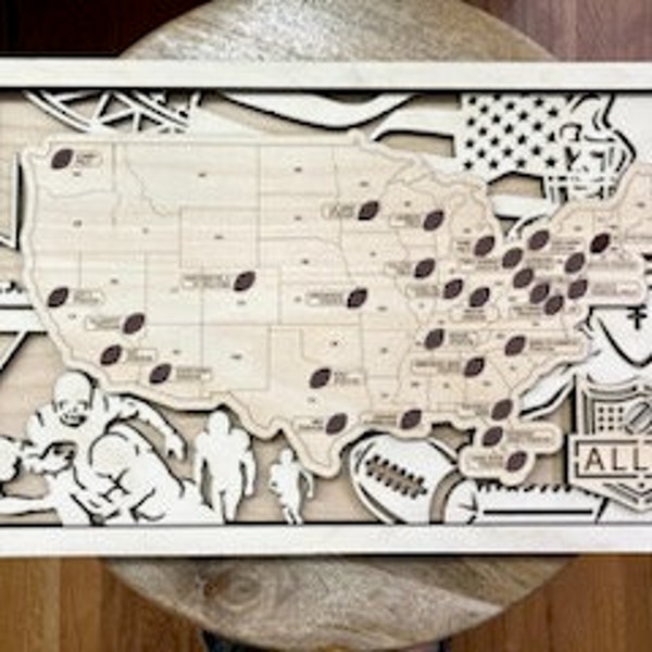 Bucket List Map Pins - Etsy