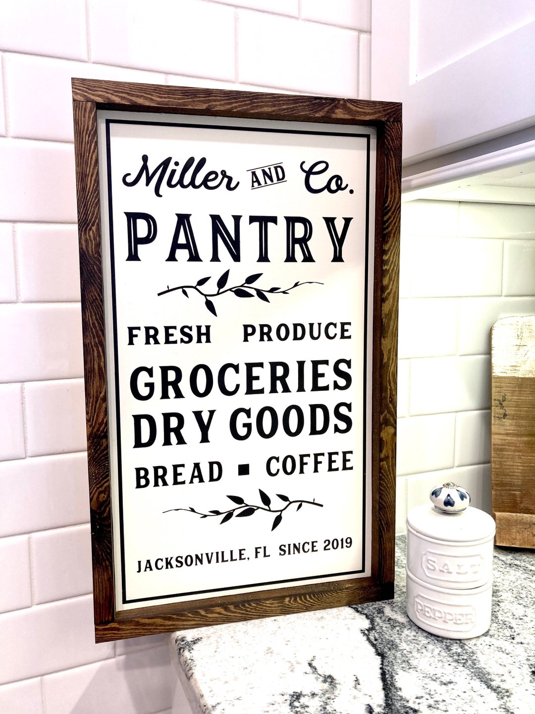 Custom Pantry Kitchen Sign Farmhouse - Etsy