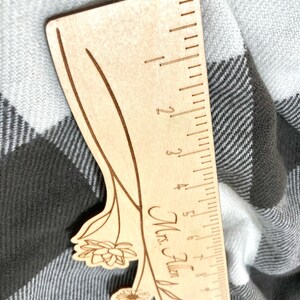 Personalized 12 Inch Wood Ruler Teacher Gift Teacher Present - Etsy