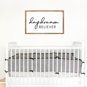 Daydream Believer Wood Framed Sign - Etsy