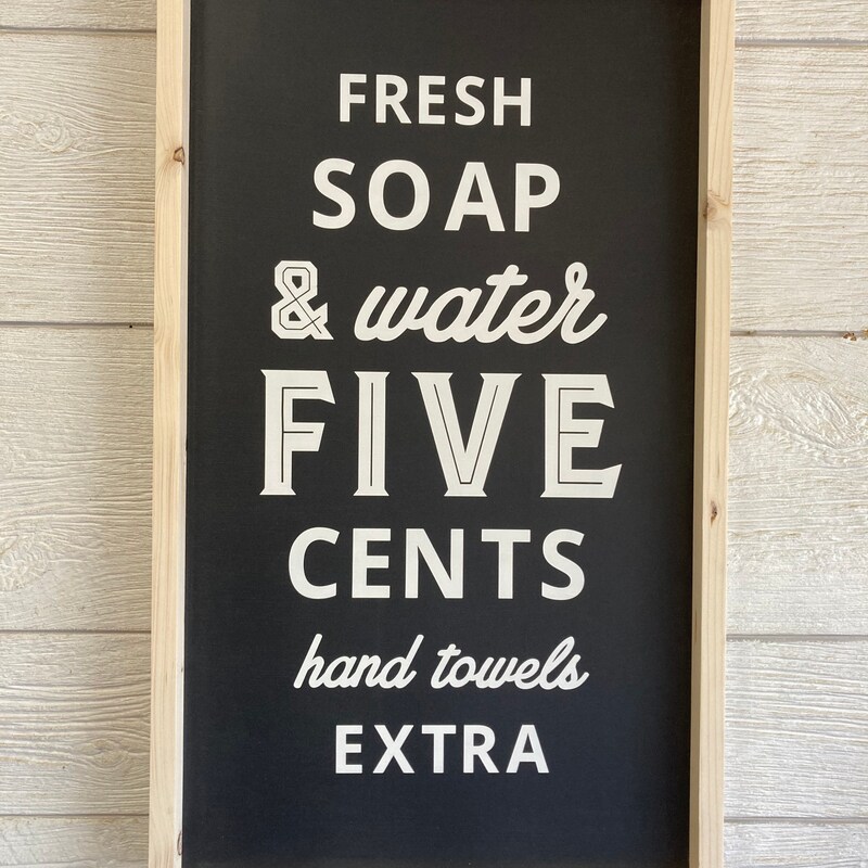 Soap 5 Cents Sign - Etsy