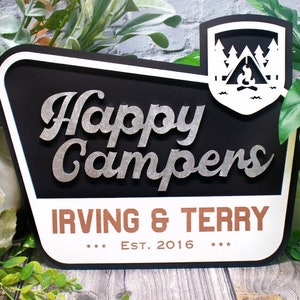 Custom National Forest National Park Wood Sign With 22 Personalized ...