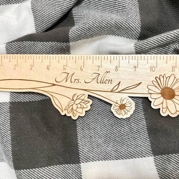 Wood Ruler - Etsy